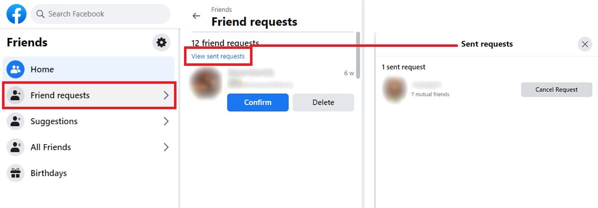 How to Find Your Pending Friend Requests (and Sent Requests) on Facebook